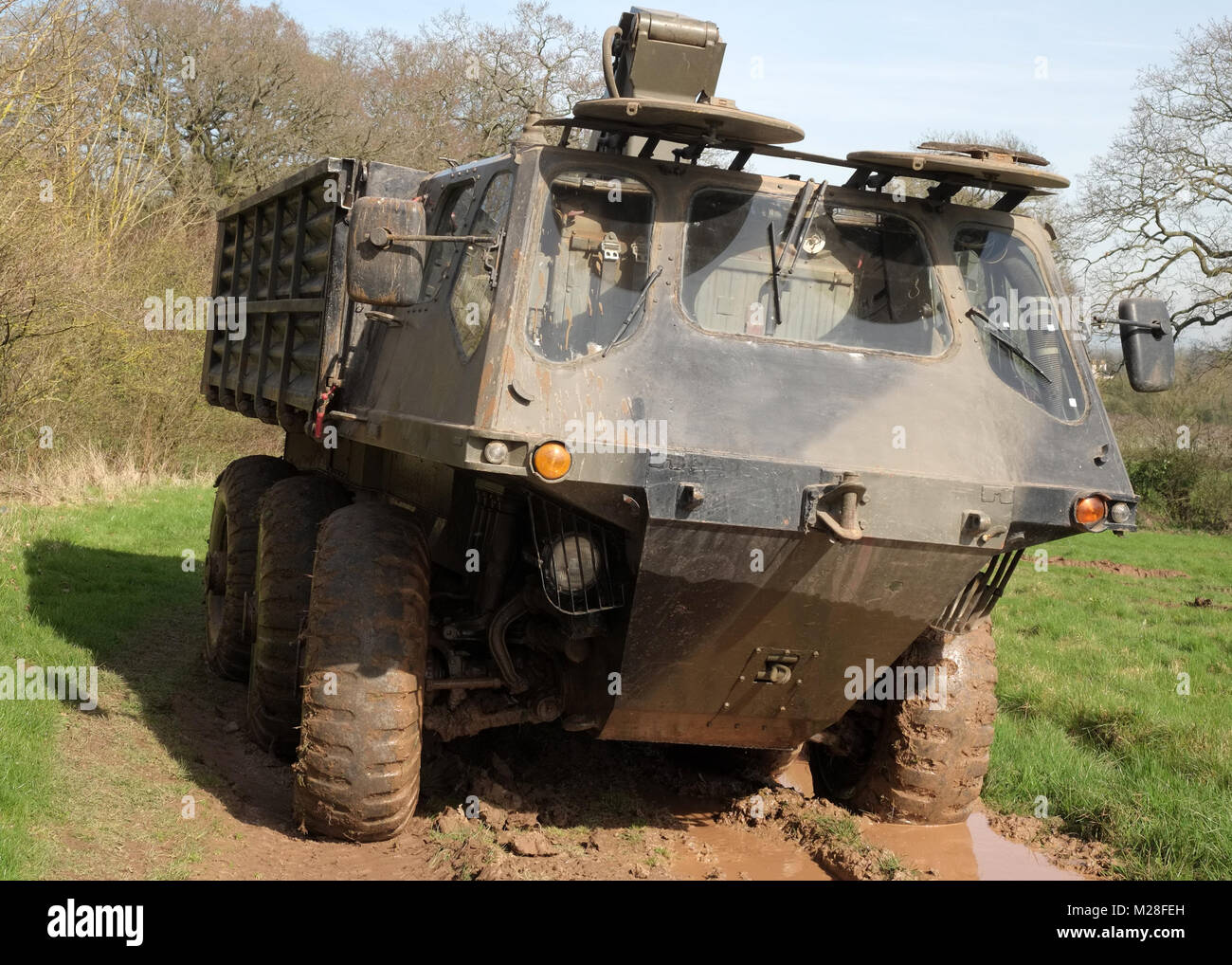 8th March 2017 - a 1968 ex military army Alvis Stalwart amphibious ...