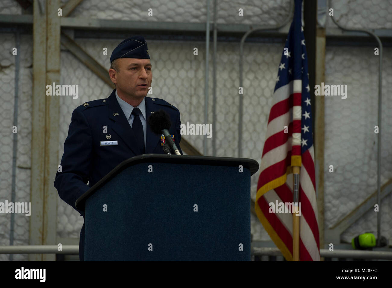 Air Commandos attend the 19th Special Operations Squadron change of ...