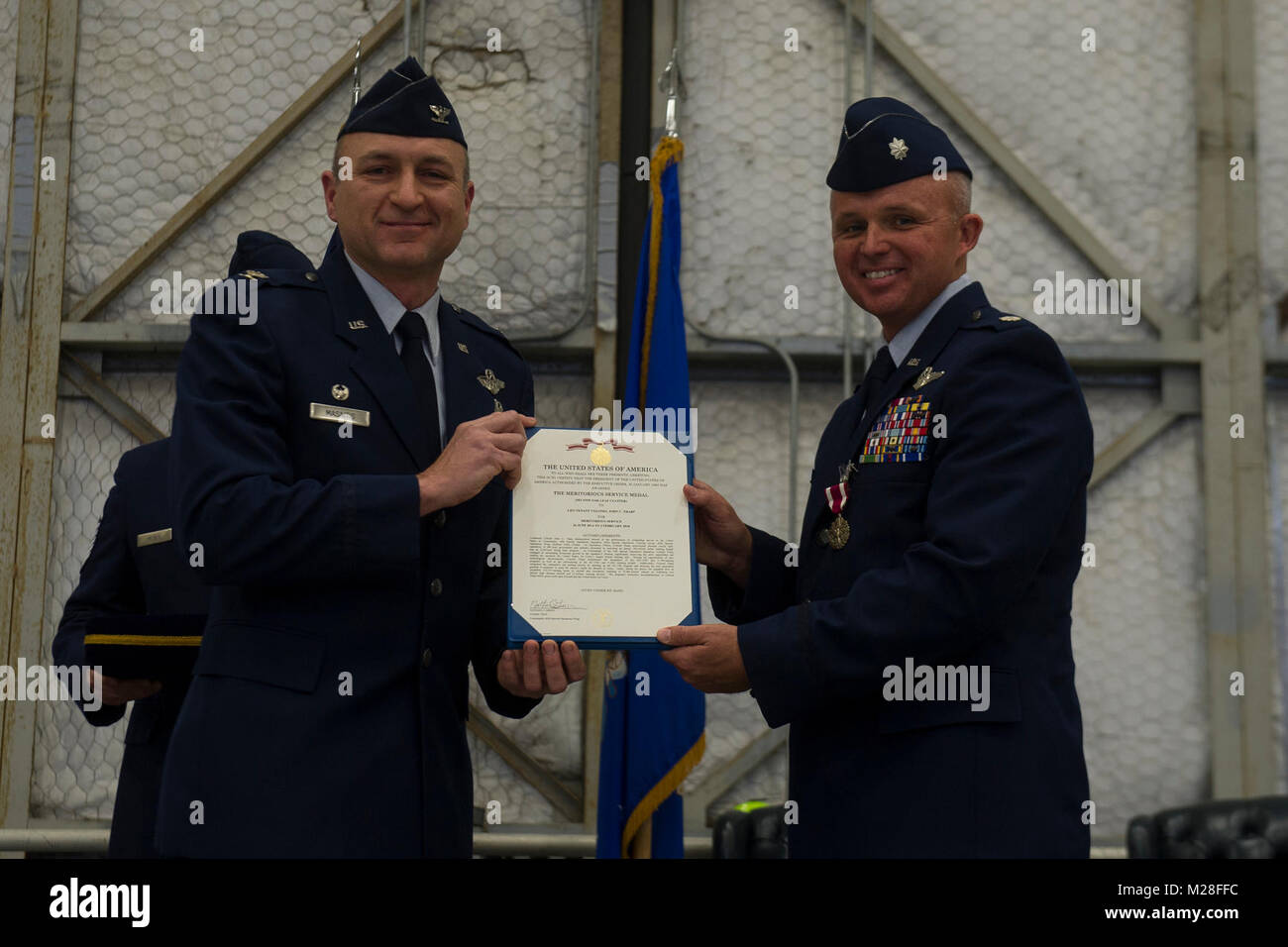Air Commandos attend the 19th Special Operations Squadron change of ...