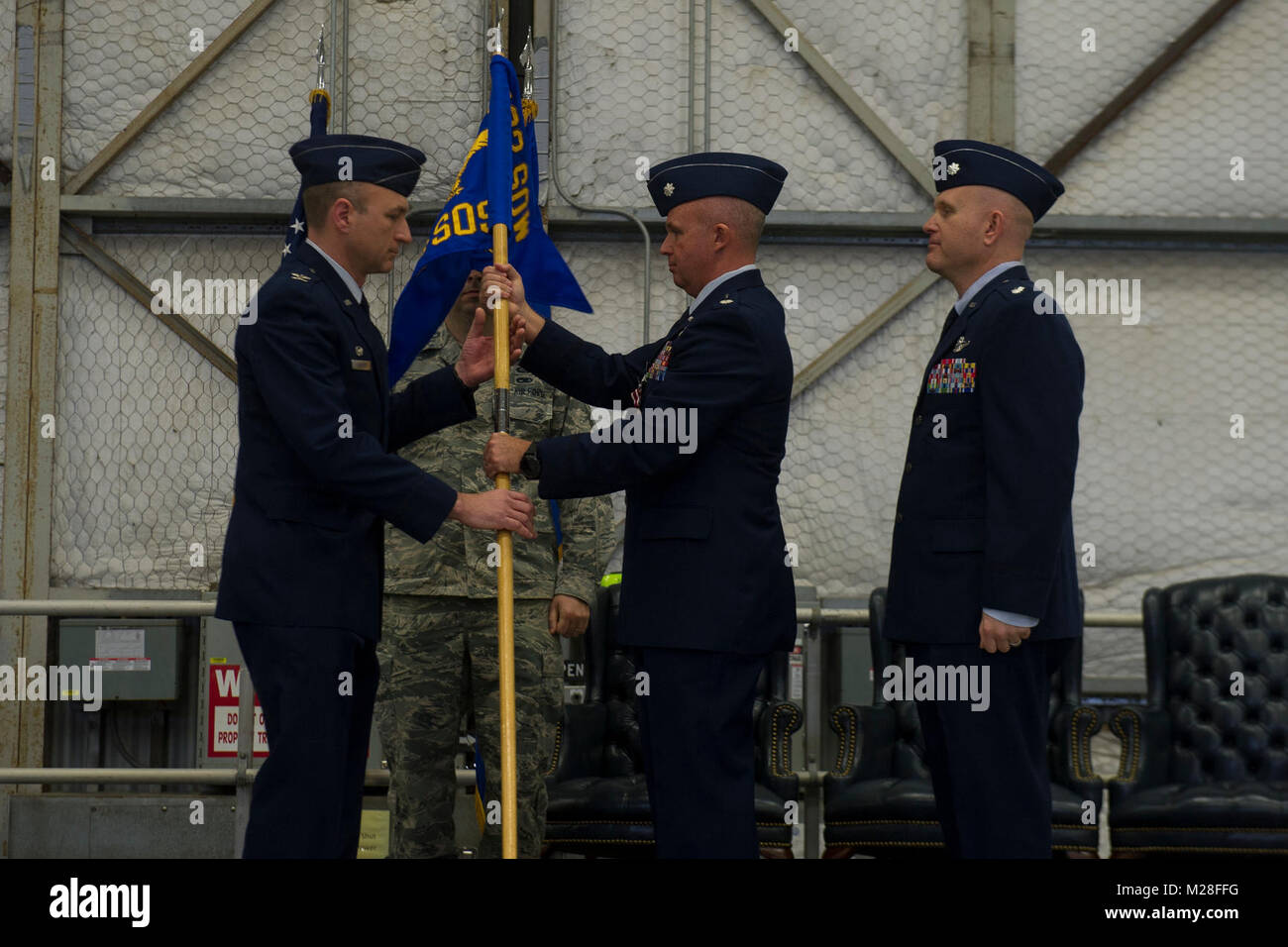 Air Commandos attend the 19th Special Operations Squadron change of ...