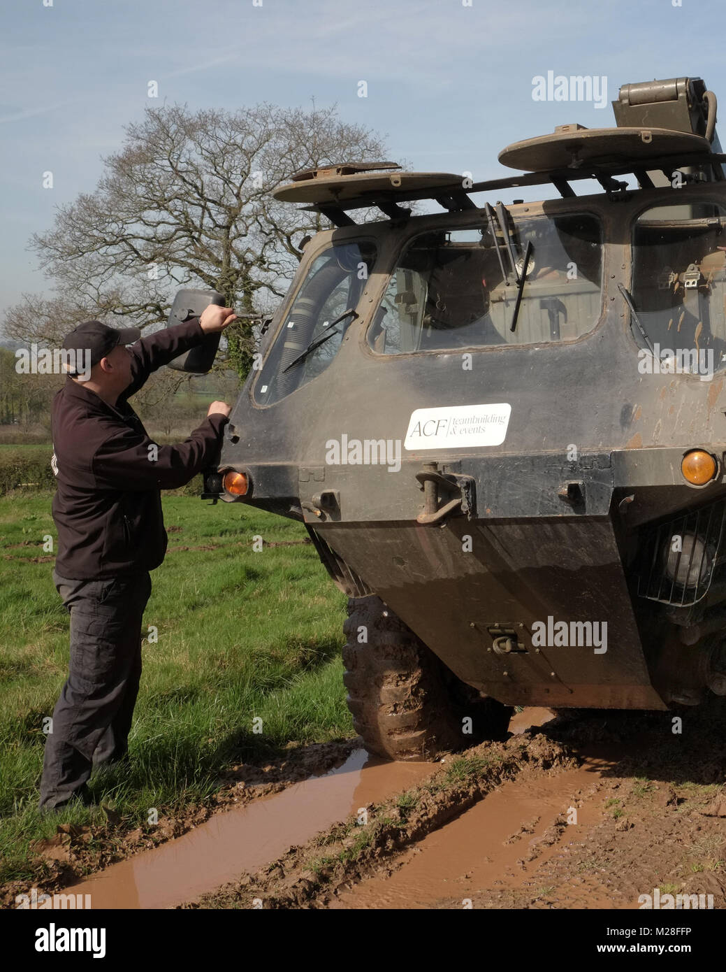 8th March 2017 - a 1968 ex military army Alvis Stalwart amphibious ...