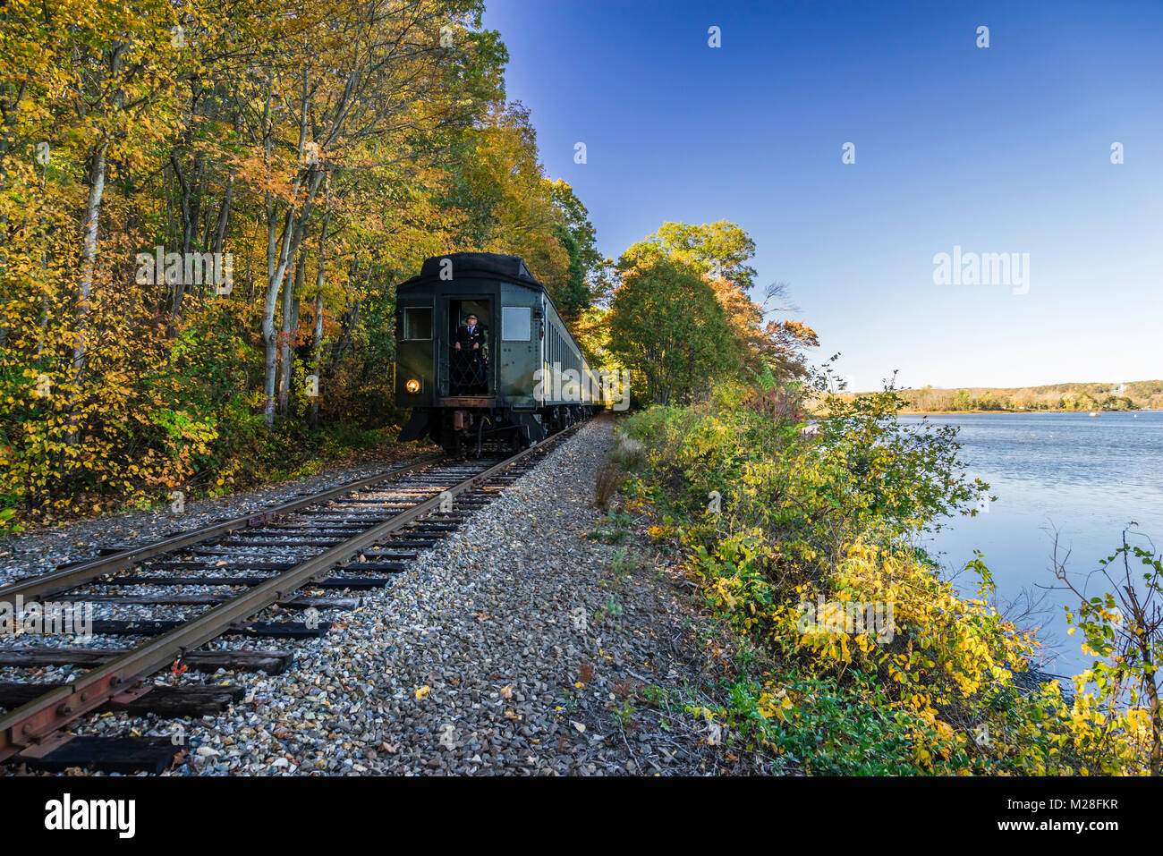 Steam Train Deep River, Connecticut, USA Stock Photo - Alamy