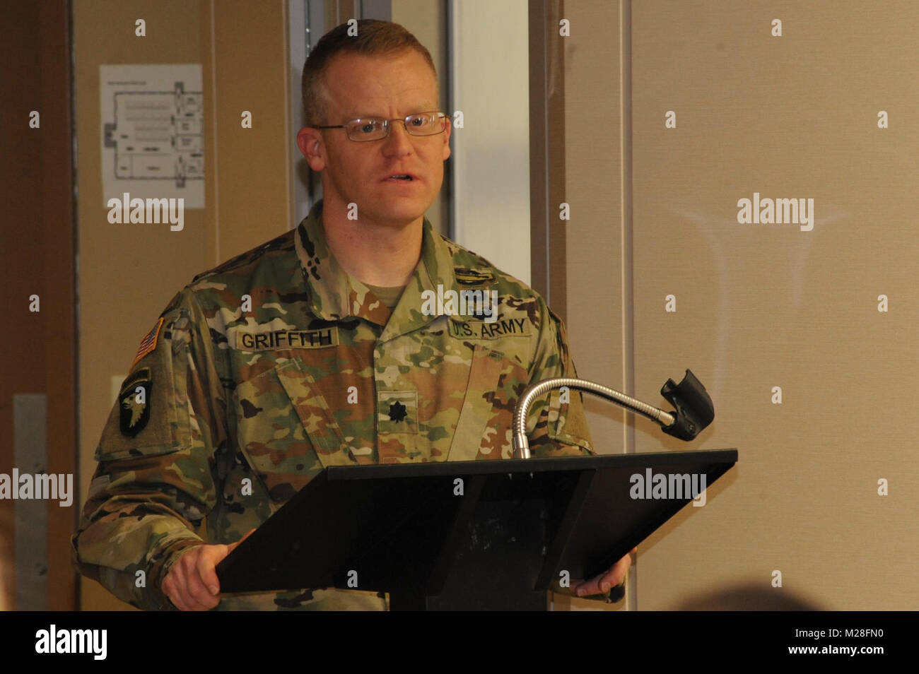 Lt. Col. Jessie K. Griffith, 925th Contracting Battalion commander ...