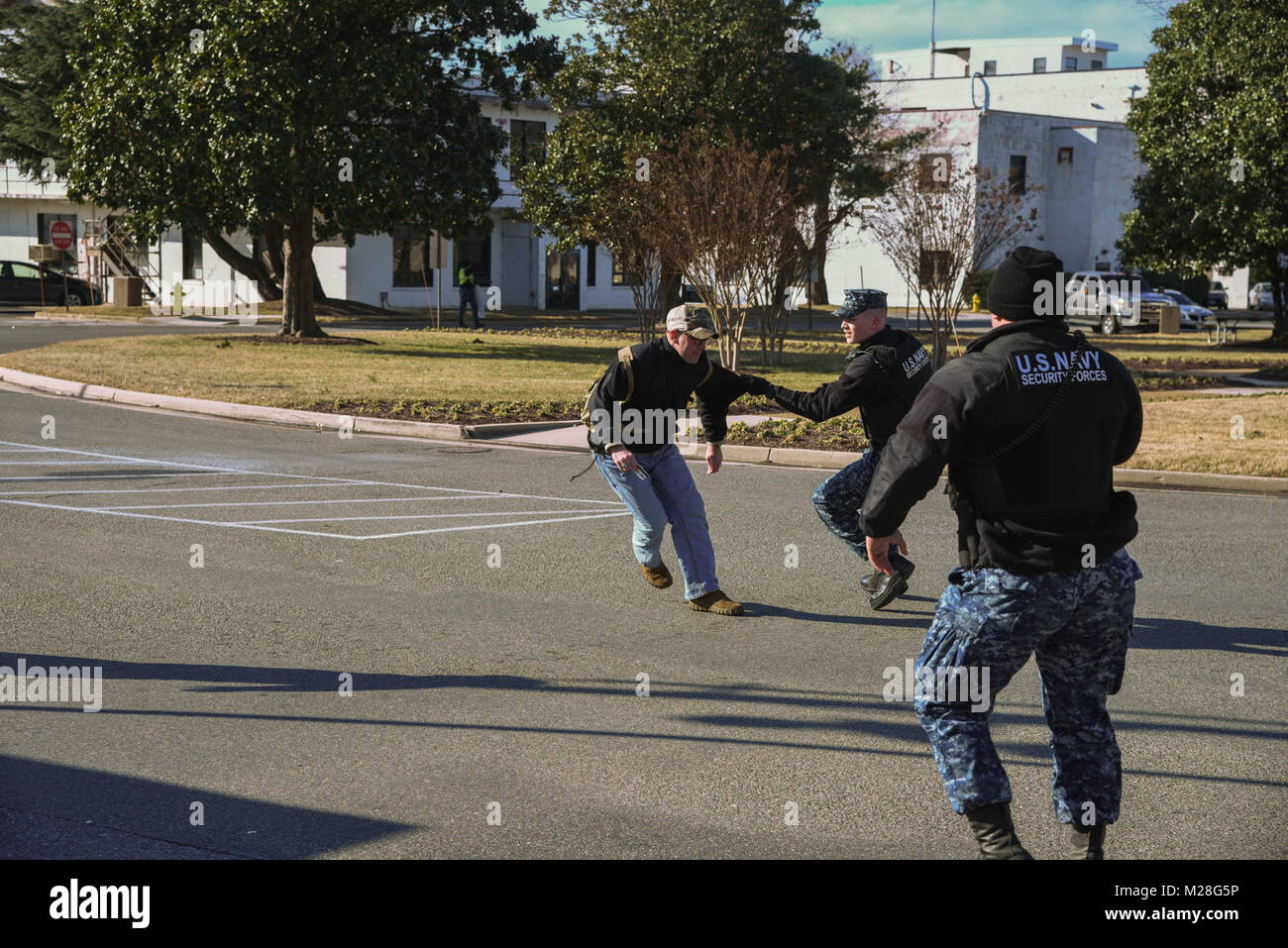 Naval Support Activity Washington's Naval Security Force conducts a ...