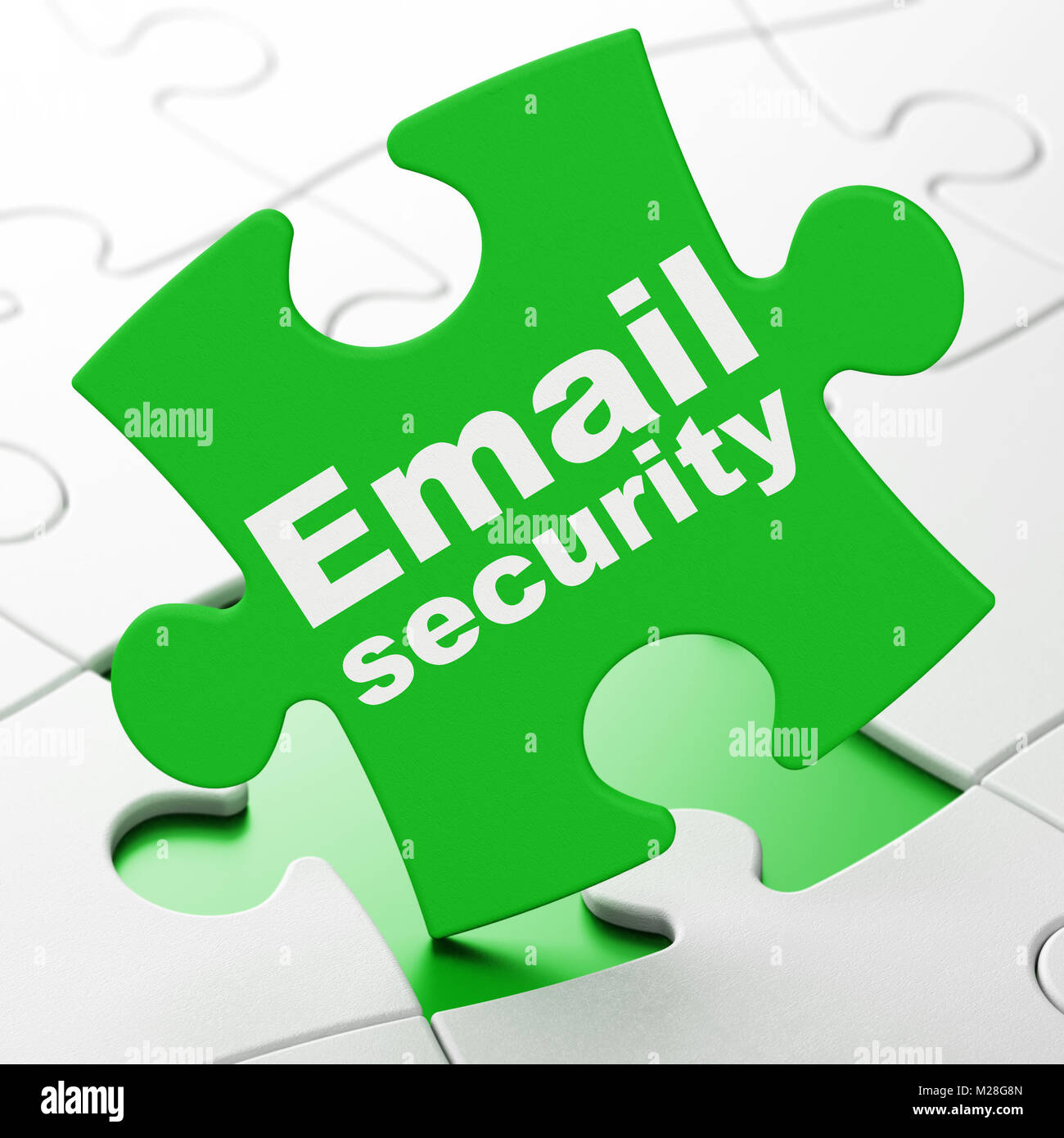 Protection concept: Email Security on puzzle background Stock Photo - Alamy