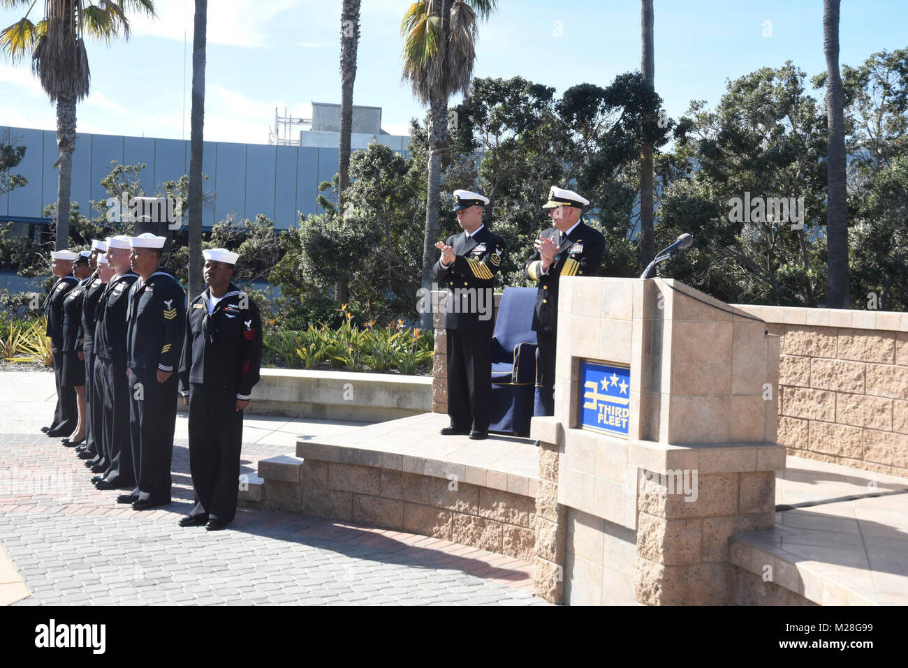 SAN DIEGO (Feb. 2, 2018) Commander, U.S. 3rd Fleet Vice Adm. John ...