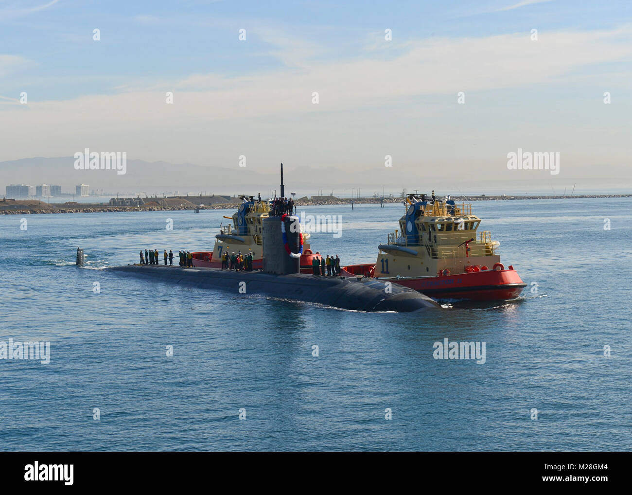 SAN DIEGO (Feb. 2, 2018) The Los Angeles-class fast attack submarine ...