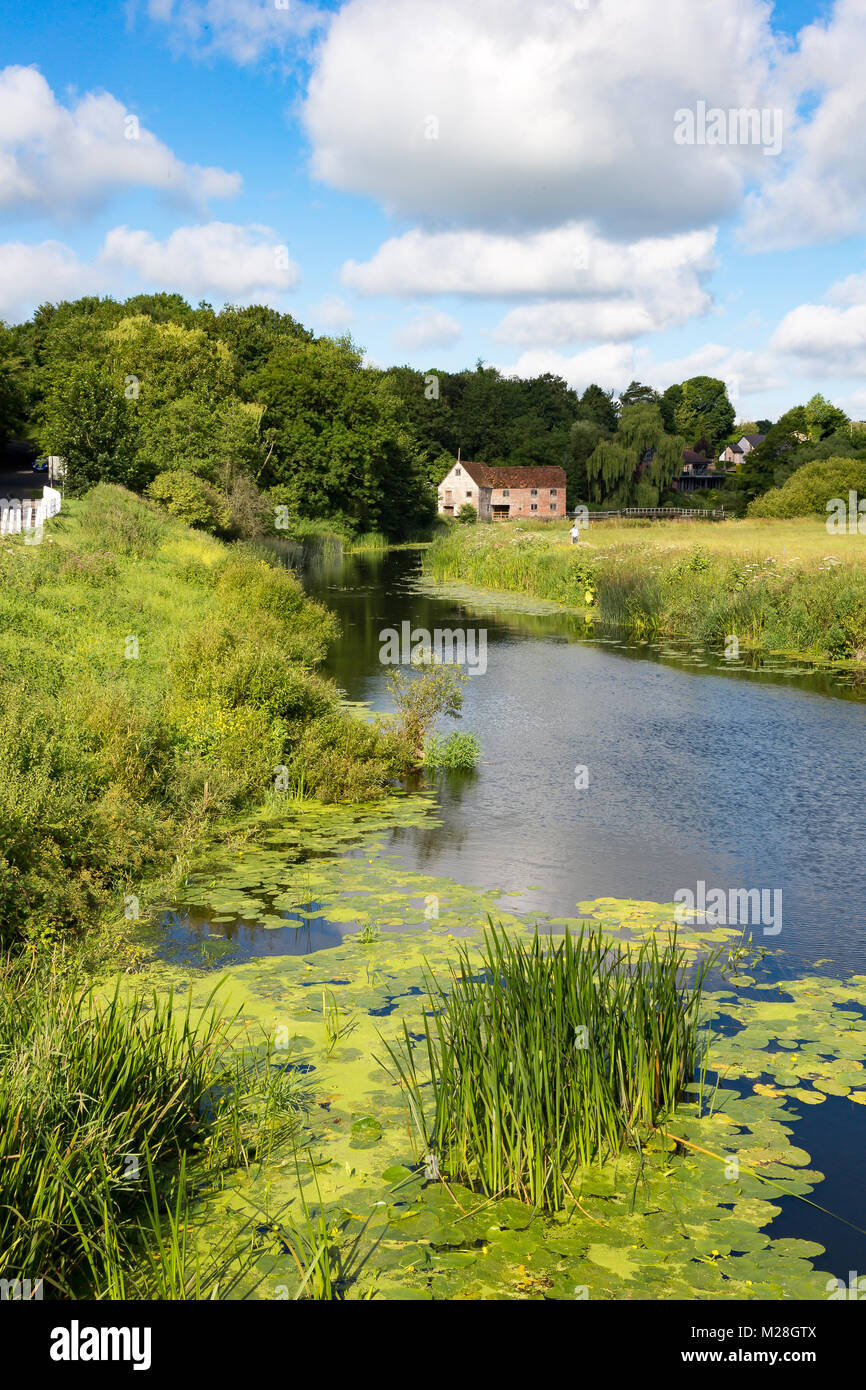 Sturminster Newton Dorset England August 2, 2017 Summer scene of the ...