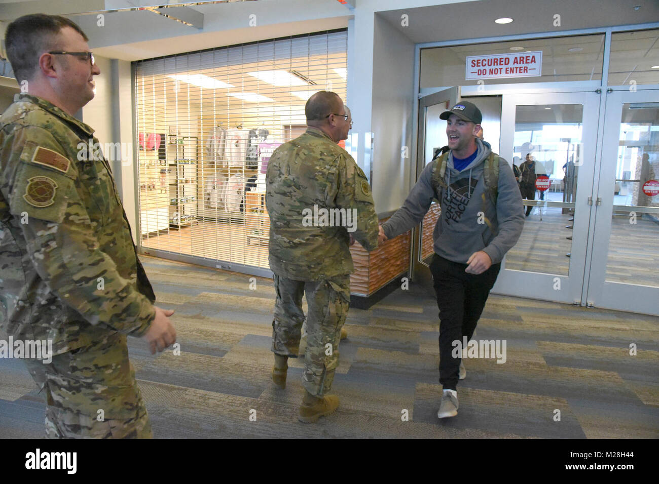 U.S. Air Force members of the 219th Security Forces Squadron (SFS ...