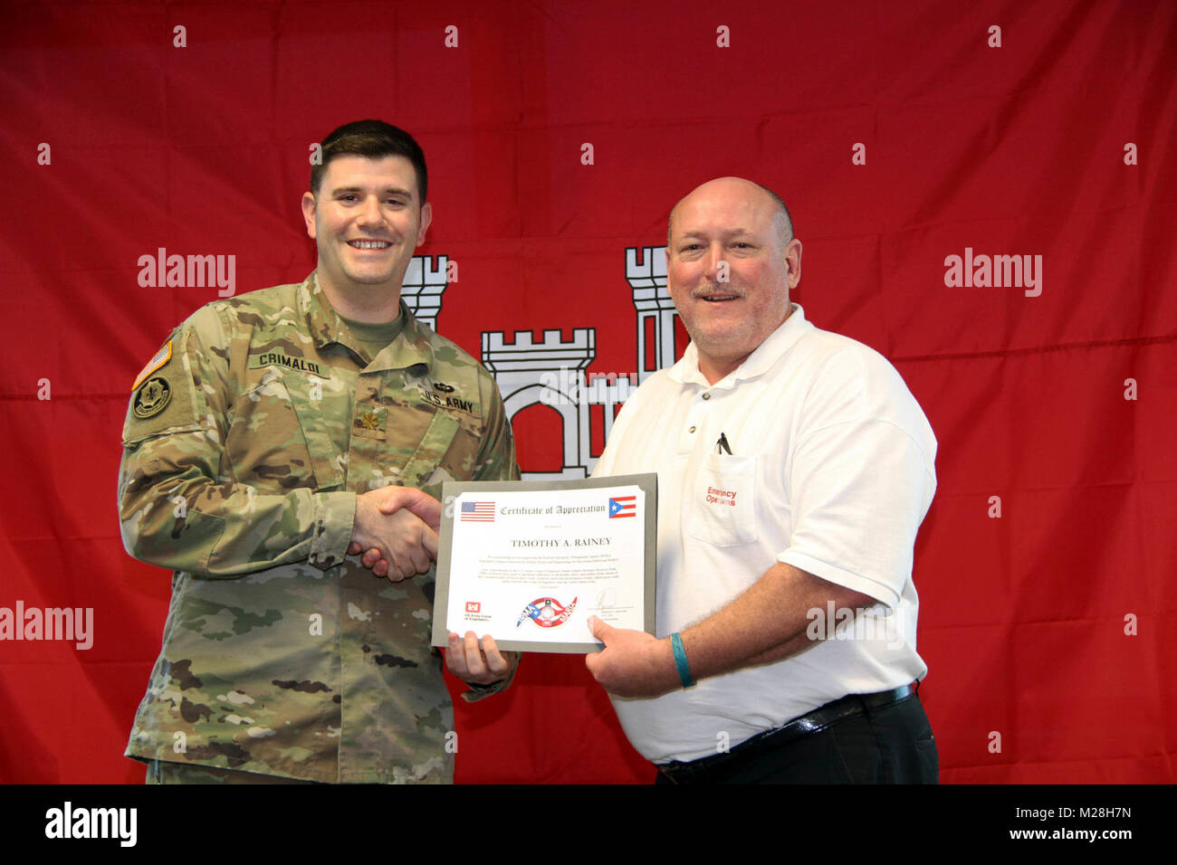 Maj. Mark Crimaldi, deputy commander of the U.S. Army Corps of ...