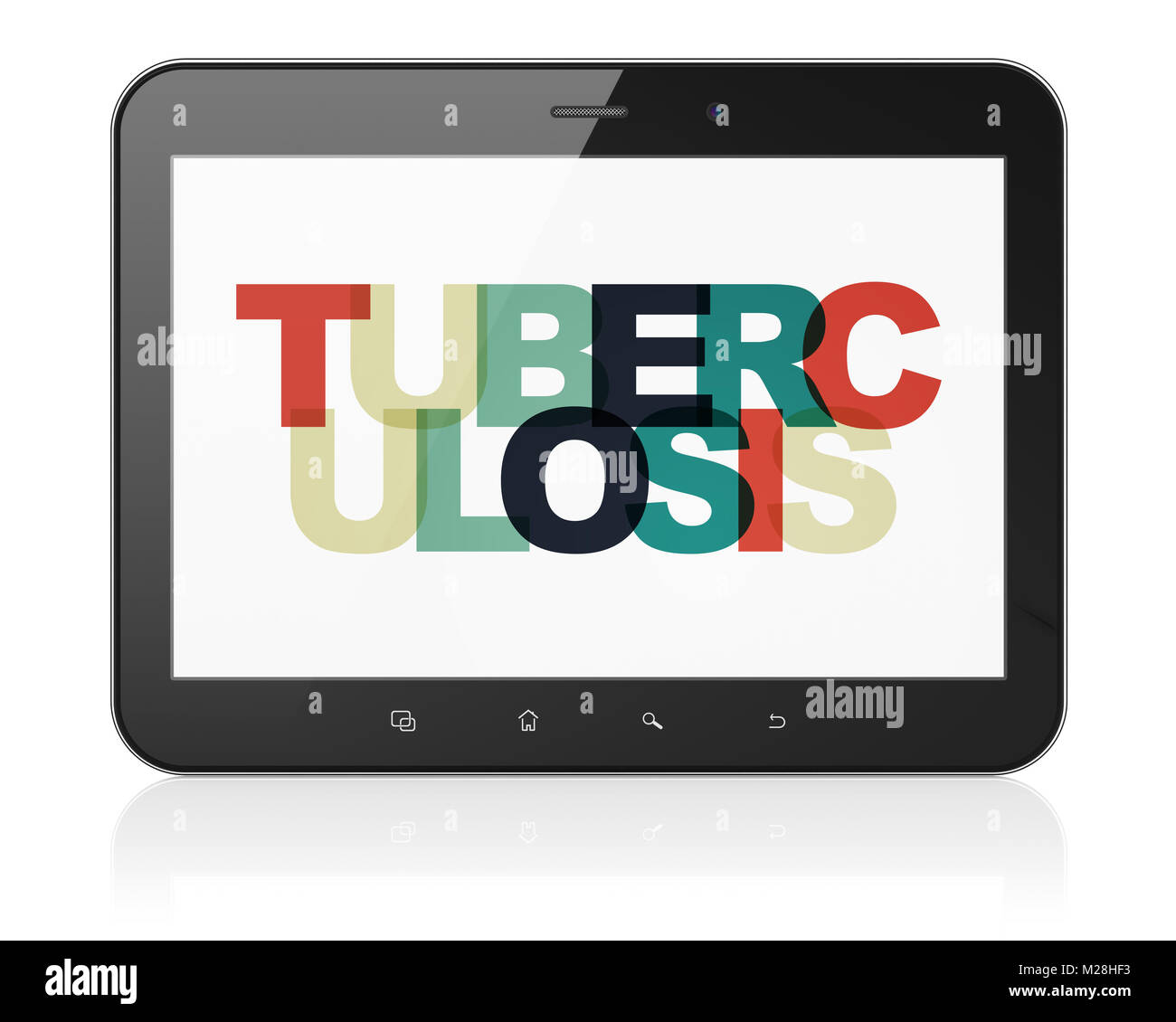 Healthcare concept: Tablet Computer with Tuberculosis on display Stock ...