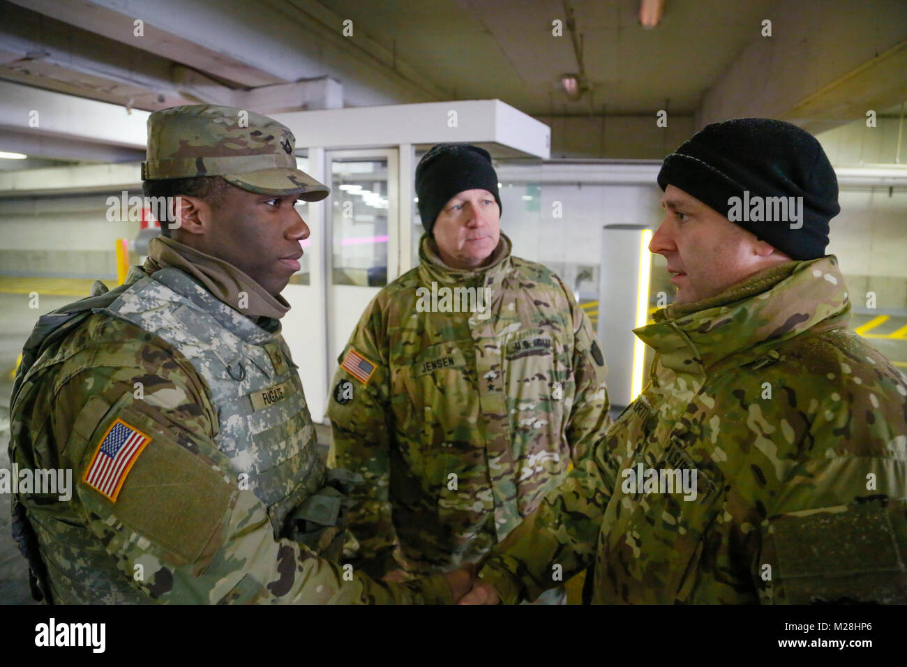 Minnesota National Guard senior leadership visit Soldiers on duty ...