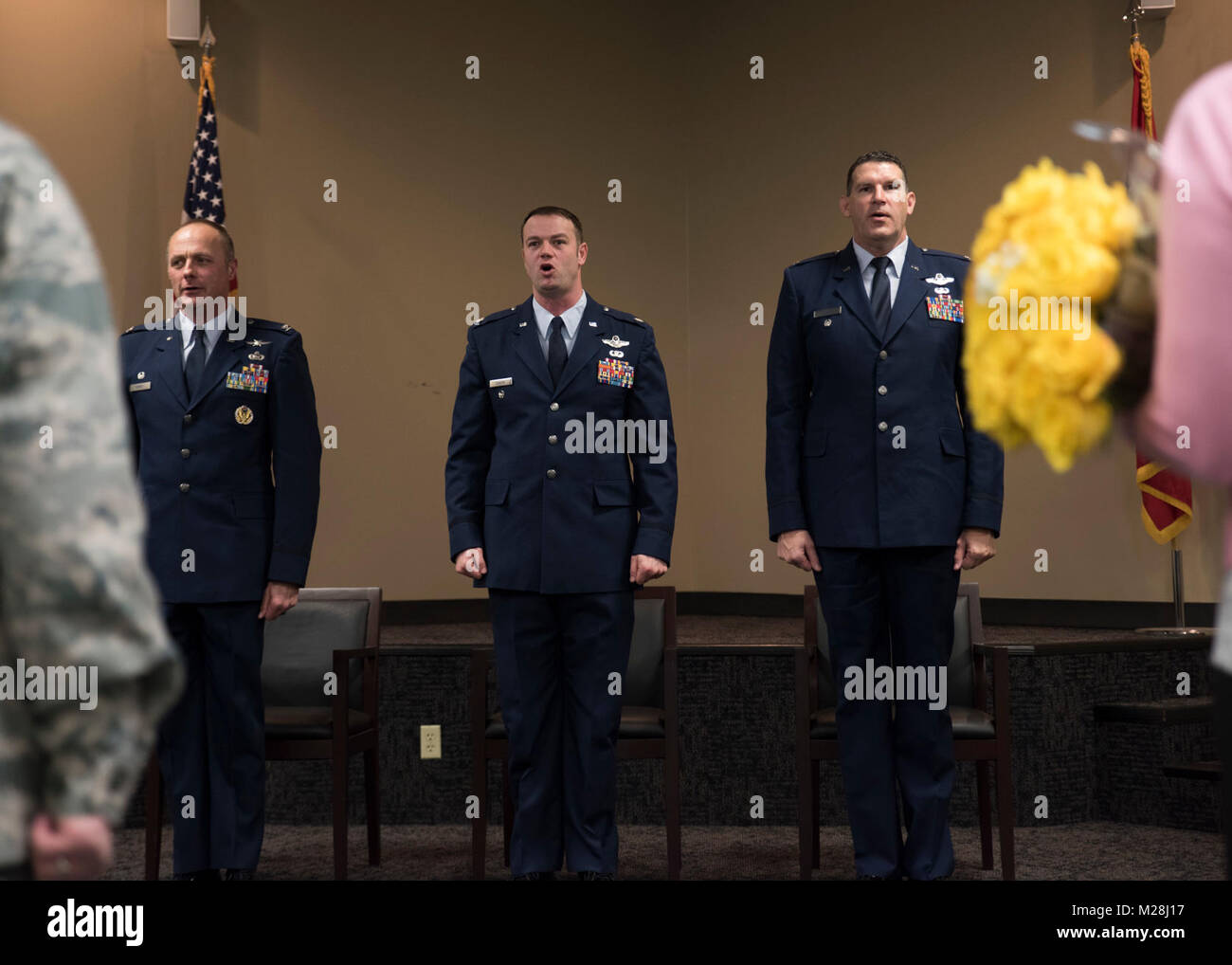 Col. Robert I. Kinney, 188th Wing Commander, Col. Leon J. Dodroe, 188th ...