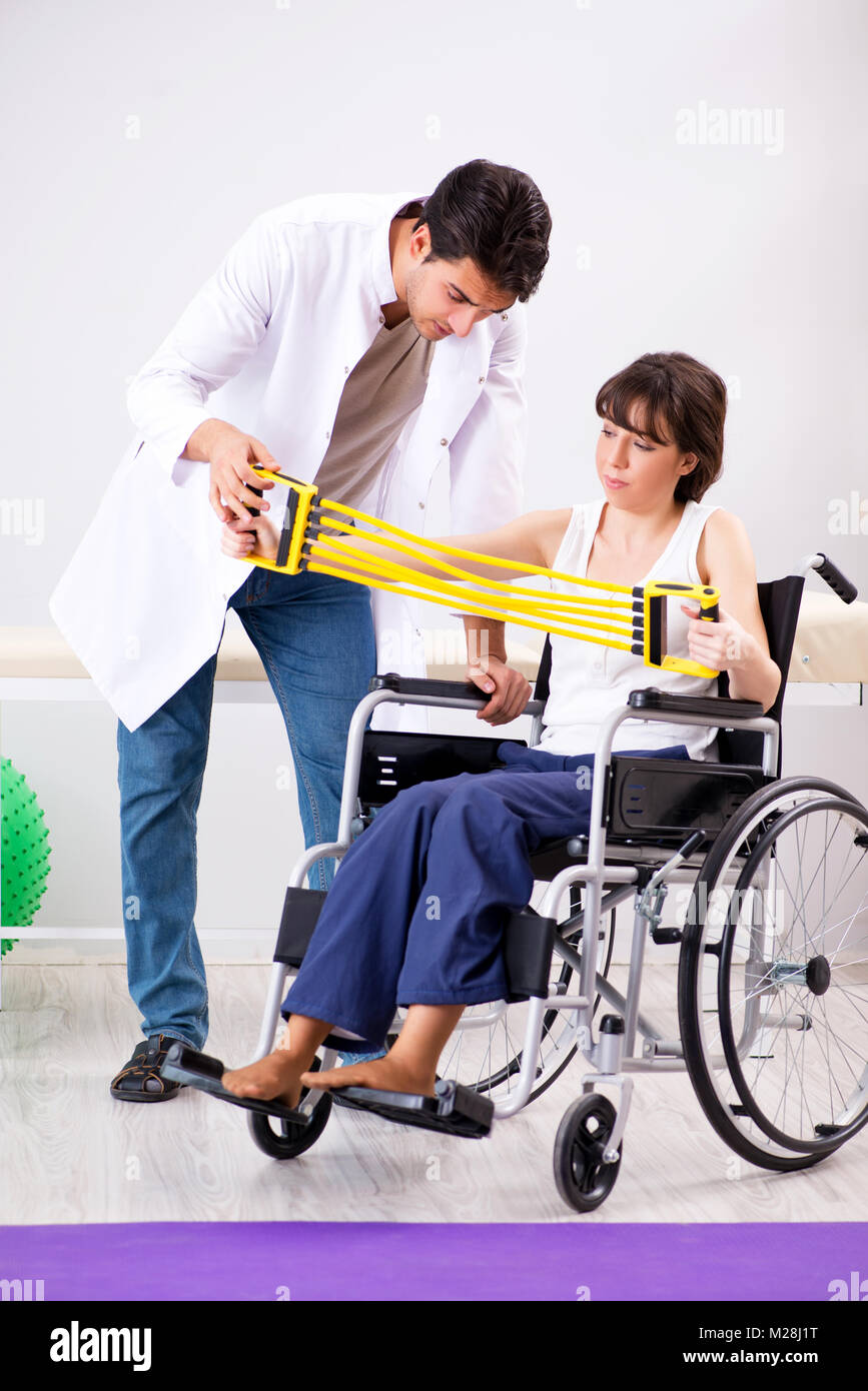 Patient recovering in hospital after injury trauma Stock Photo - Alamy