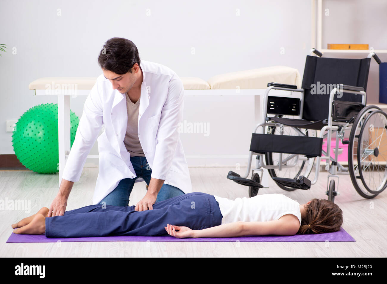 Patient recovering in hospital after injury trauma Stock Photo - Alamy