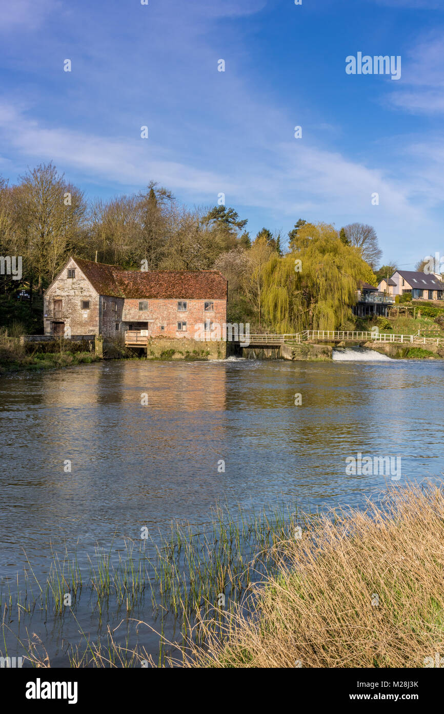 Sturminster Newton Dorset England April 20, 2016 Spring scene at the ...