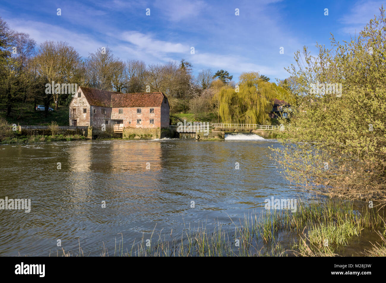 Sturminster Newton Dorset England April 20, 2016 Spring scene at the ...
