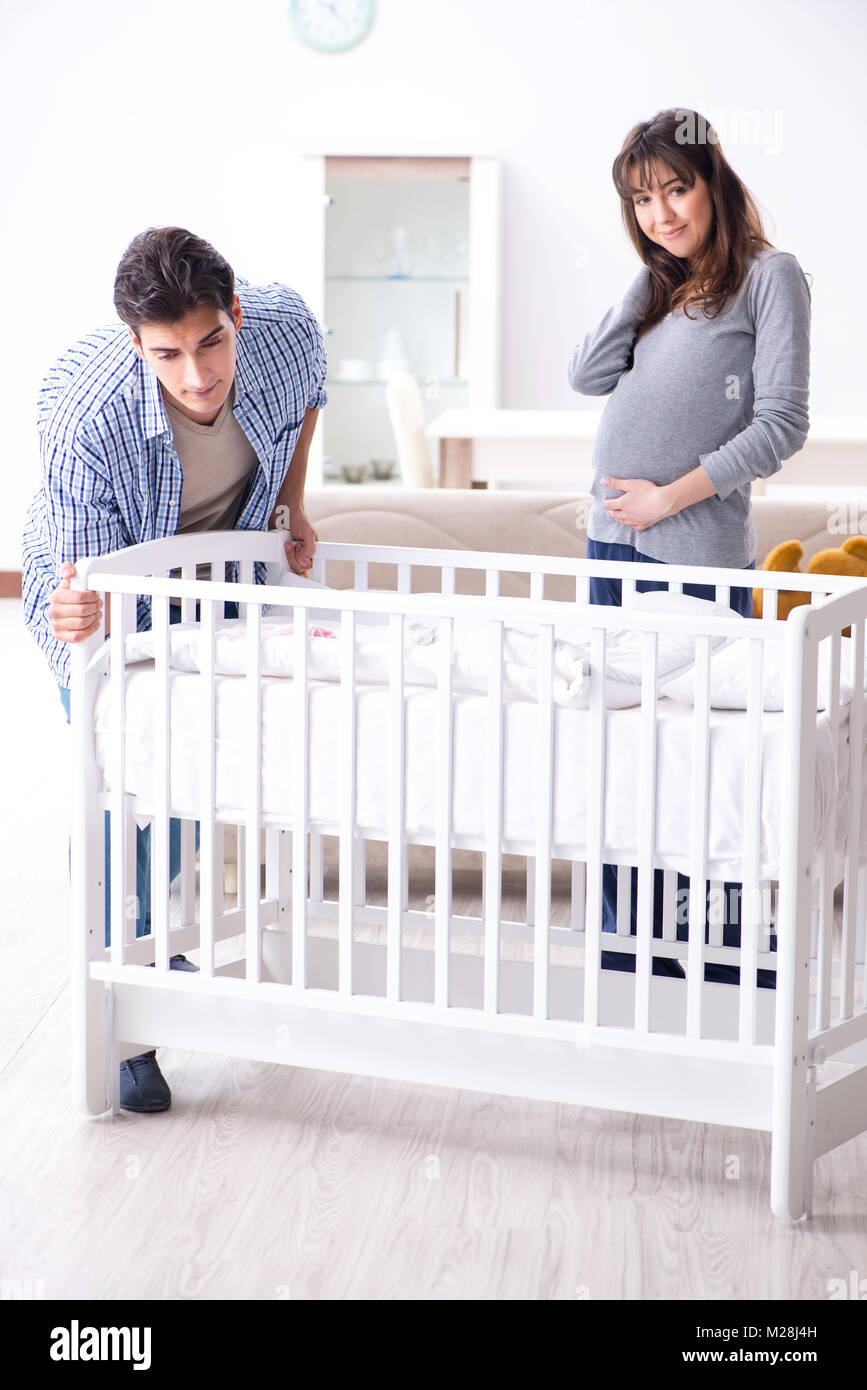 Young parents expecting their first baby Stock Photo - Alamy