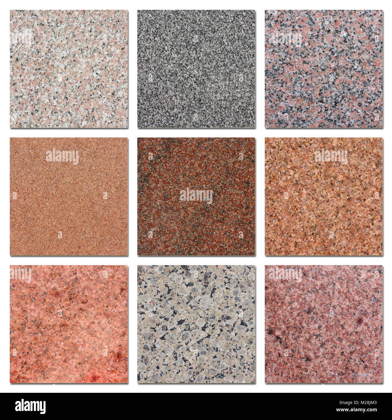 The samples of egyptian granite Stock Photo - Alamy