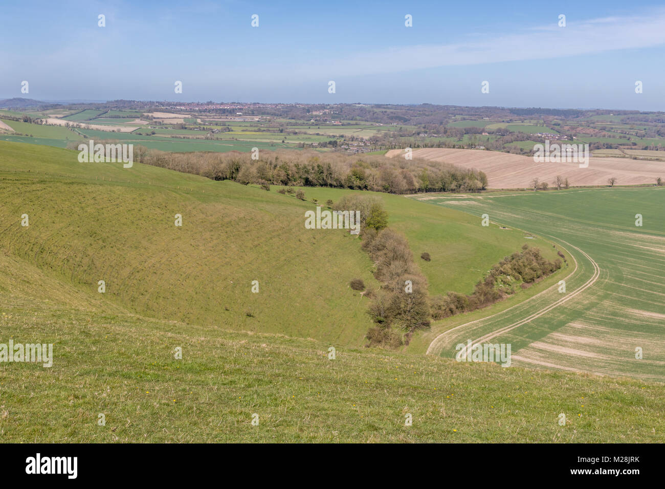 Cranborne Chase Dorset England April 20, 2016 On the border of 3 ...