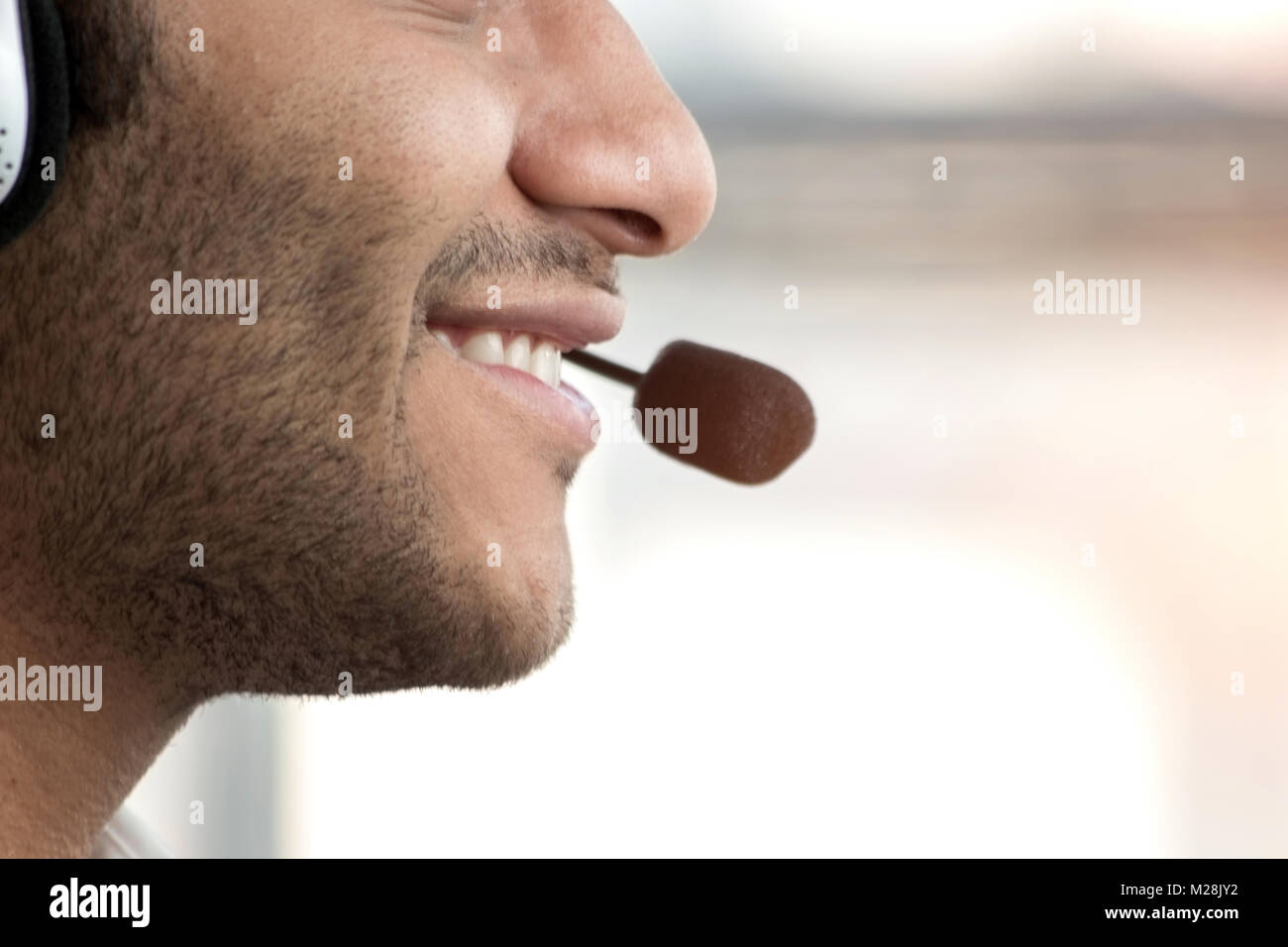Mouth close up talking confident hi-res stock photography and images ...