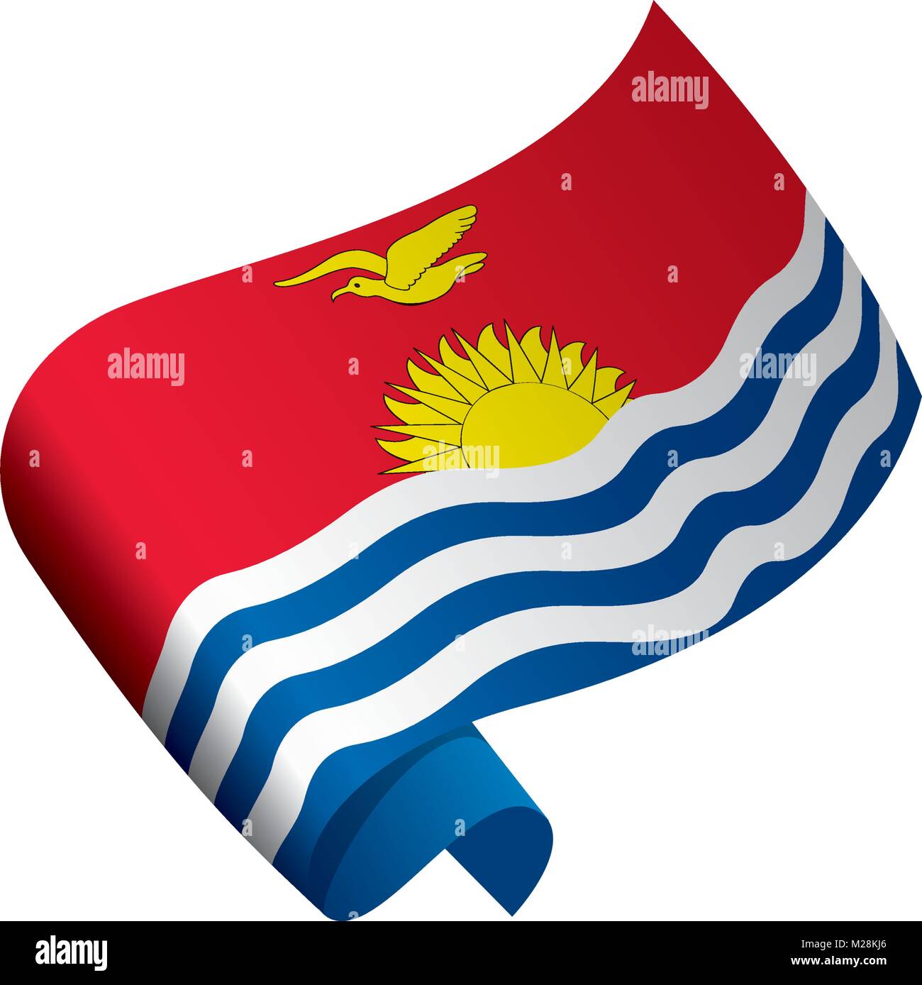 Kiribati flag, vector illustration Stock Vector Image & Art - Alamy