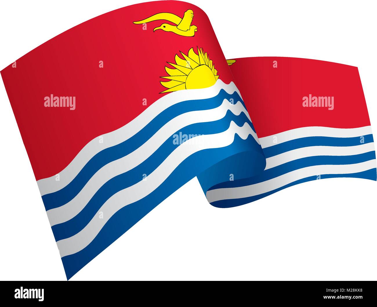 Kiribati flag, vector illustration Stock Vector Image & Art - Alamy