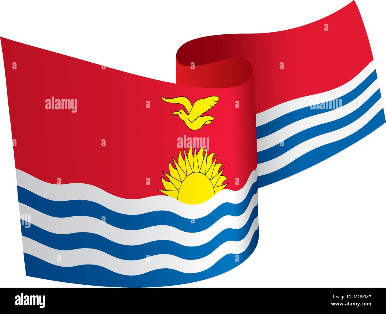 Kiribati flag, vector illustration Stock Vector Image & Art - Alamy