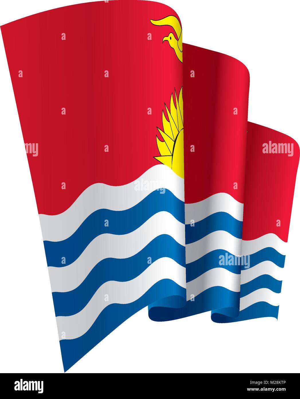 Kiribati flag, vector illustration Stock Vector Image & Art - Alamy
