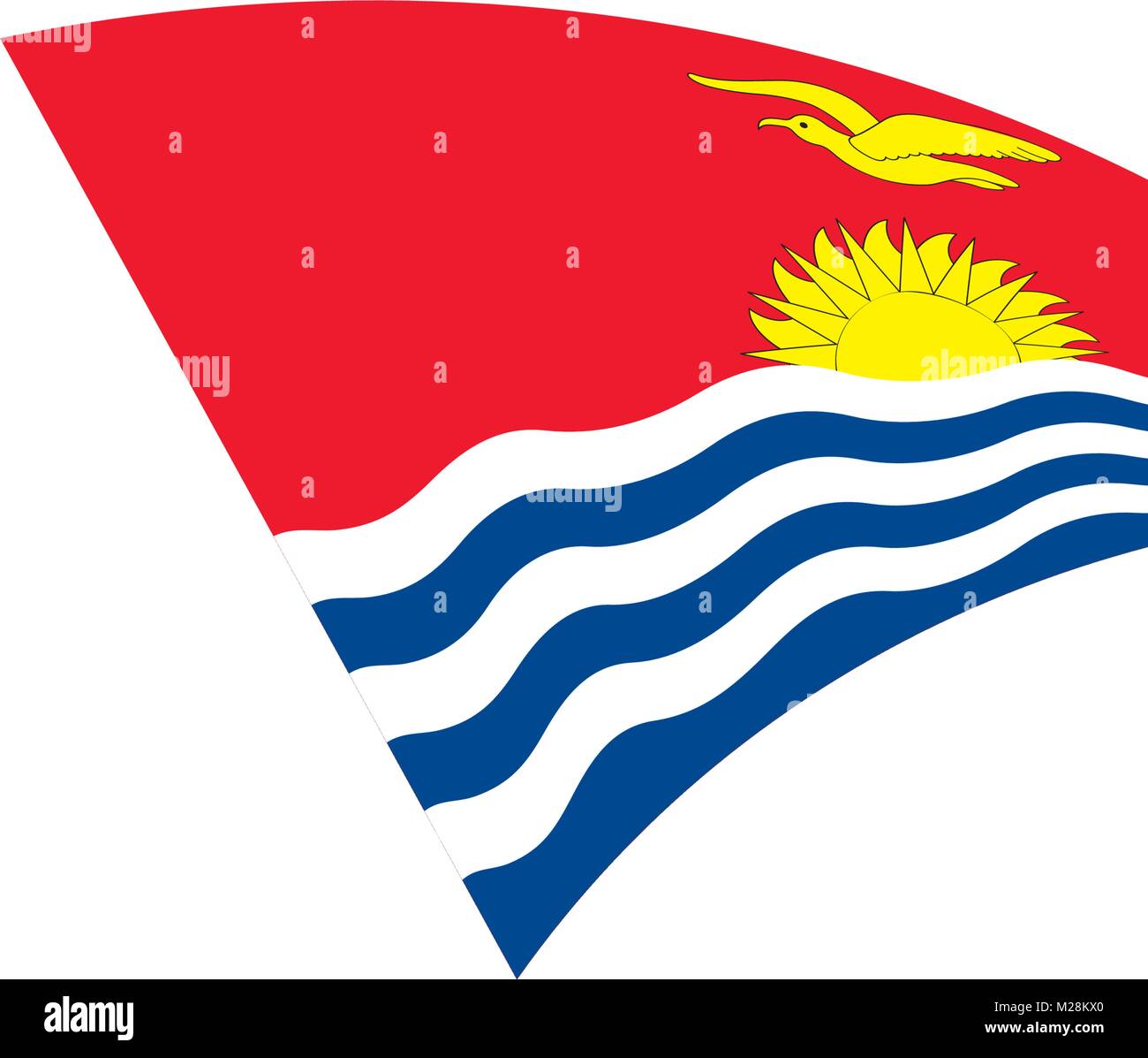 Kiribati flag, vector illustration Stock Vector Image & Art - Alamy