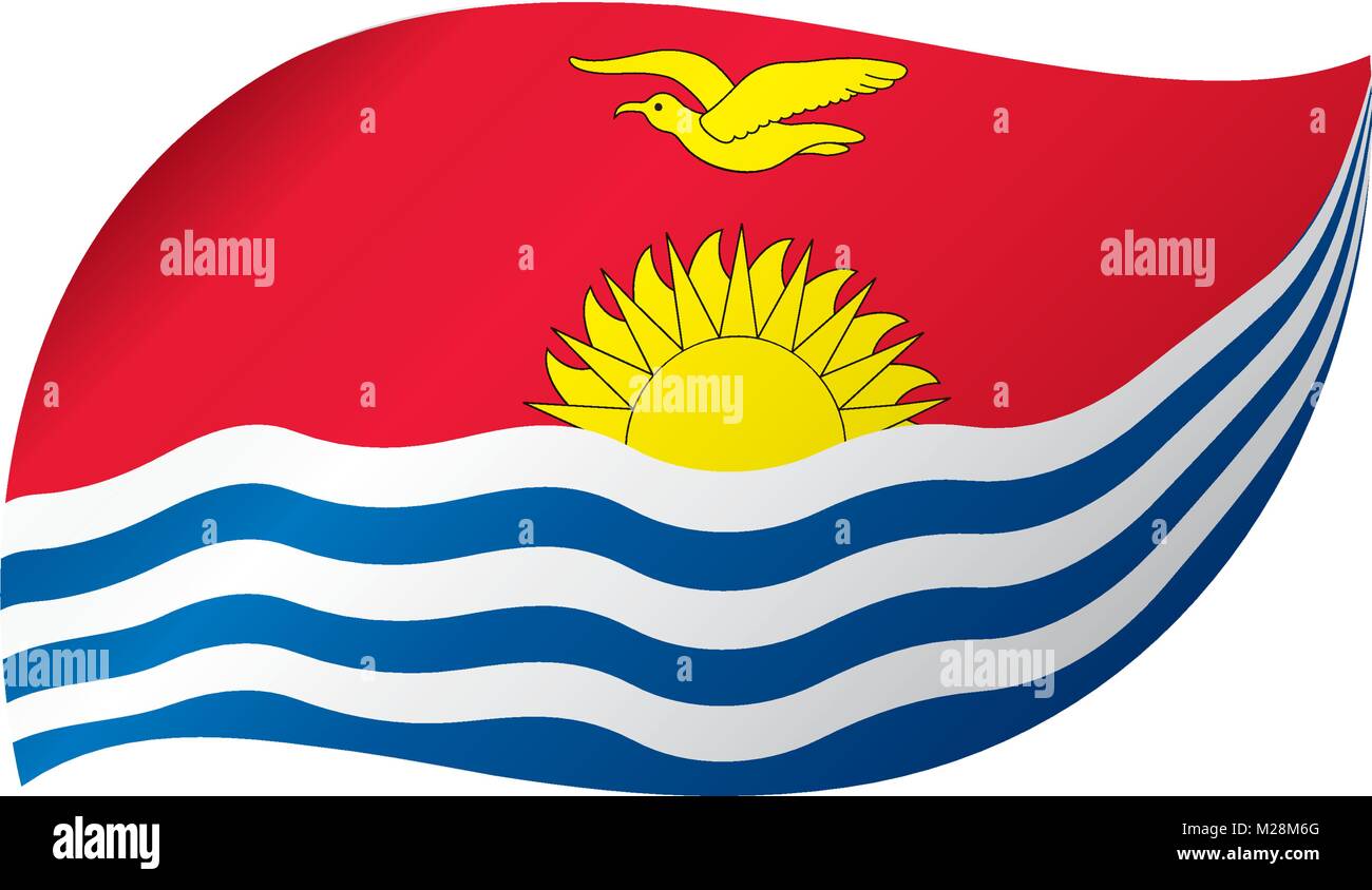 Kiribati flag, vector illustration Stock Vector Image & Art - Alamy