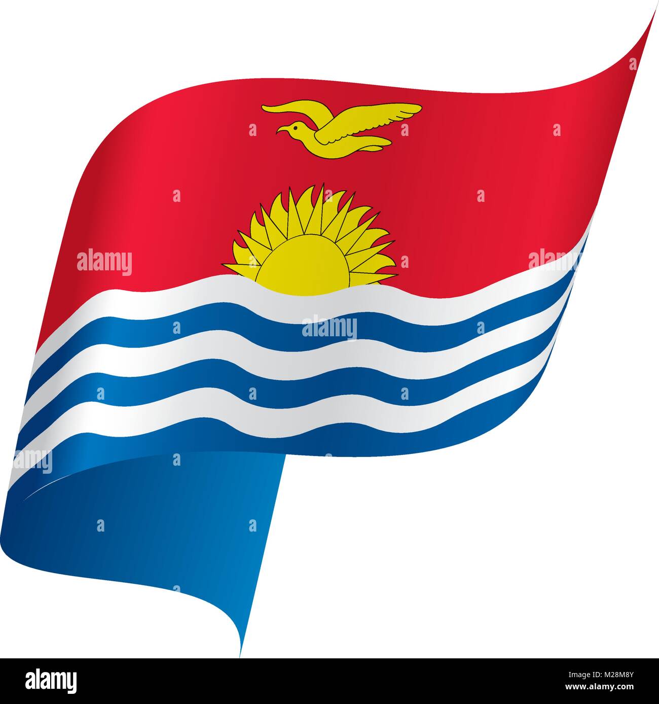 Kiribati flag, vector illustration Stock Vector Image & Art - Alamy