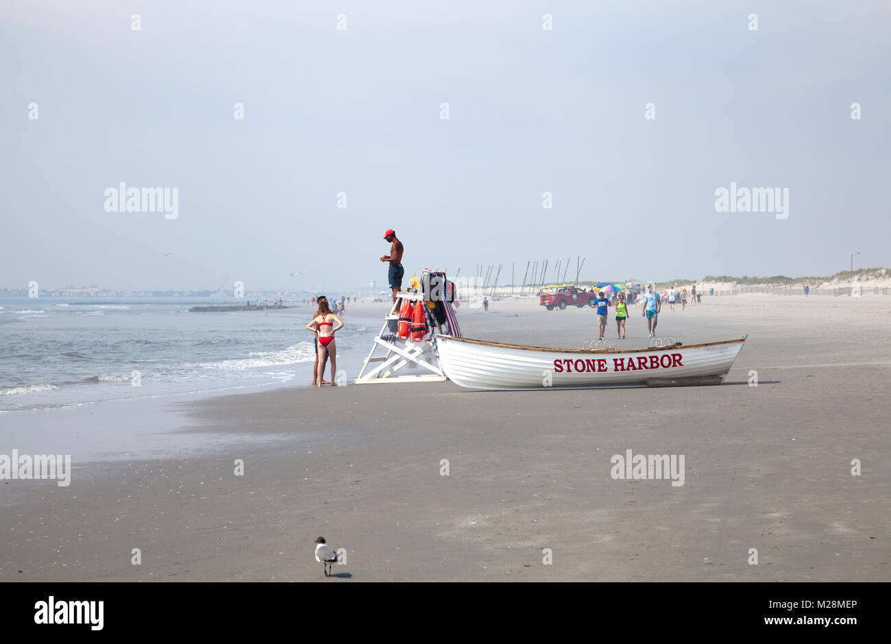 Lifeguard usa boat hi-res stock photography and images - Alamy