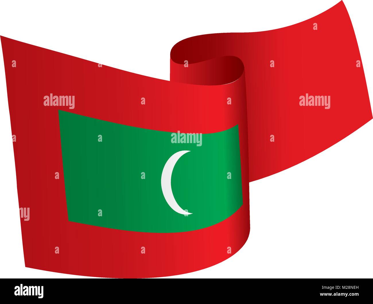 Maldives flag, vector illustration Stock Vector Image & Art - Alamy
