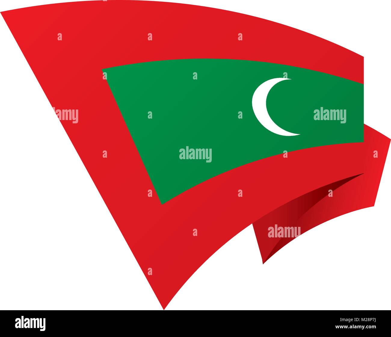 Maldives flag, vector illustration Stock Vector Image & Art - Alamy