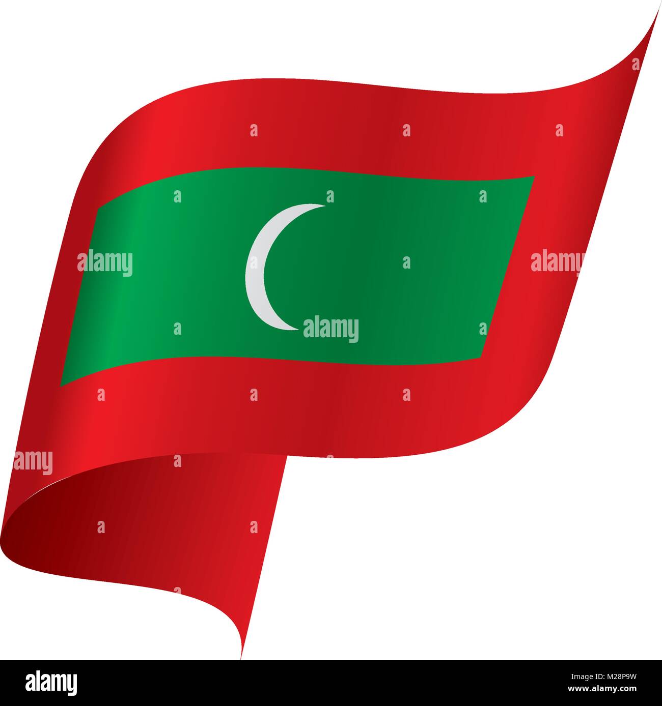 Maldives flag, vector illustration Stock Vector Image & Art - Alamy