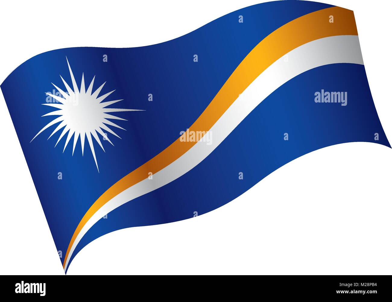 Marshall Islands flag, vector illustration Stock Vector Image & Art - Alamy
