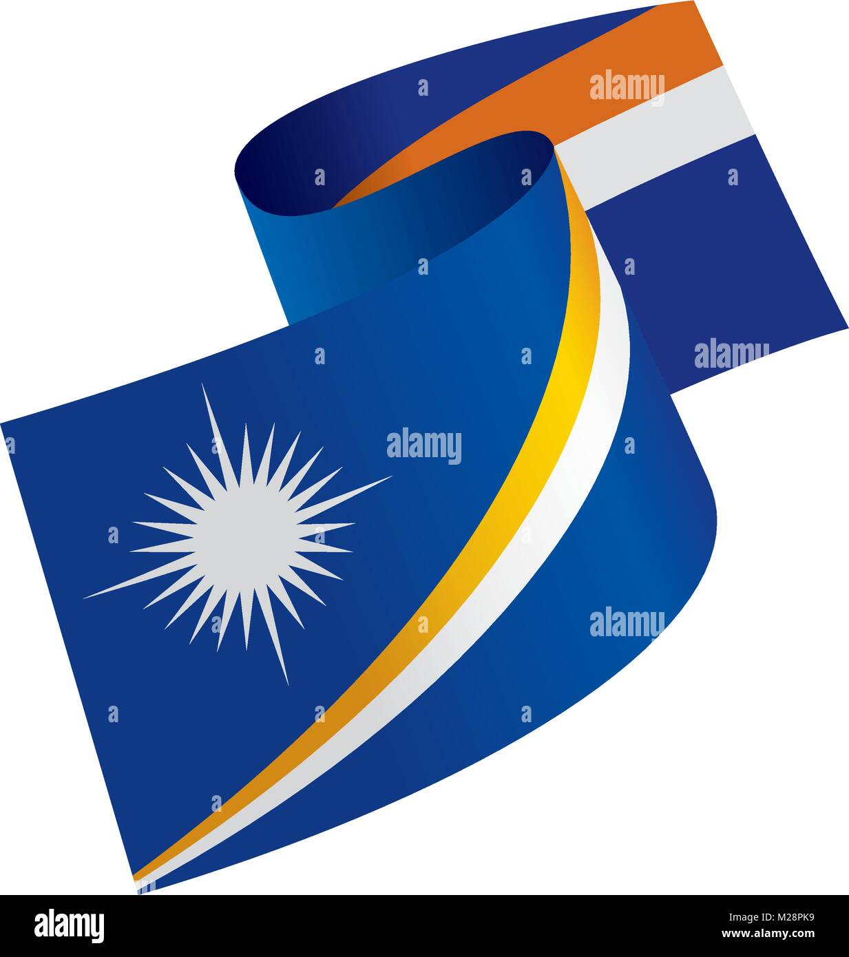 Marshall Islands flag, vector illustration Stock Vector Image & Art - Alamy