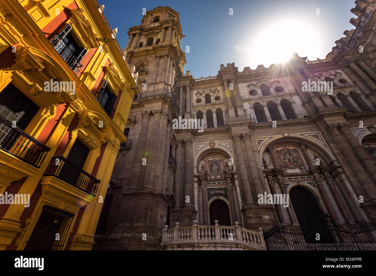 Malaga spain city spring hi-res stock photography and images - Alamy