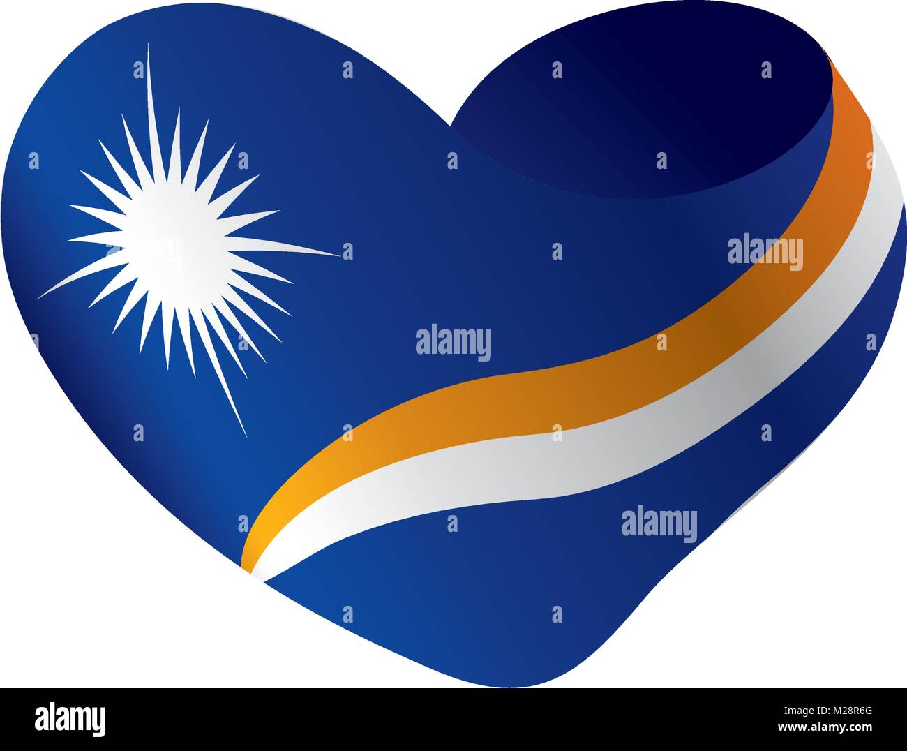 Marshall Islands flag, vector illustration Stock Vector Image & Art - Alamy