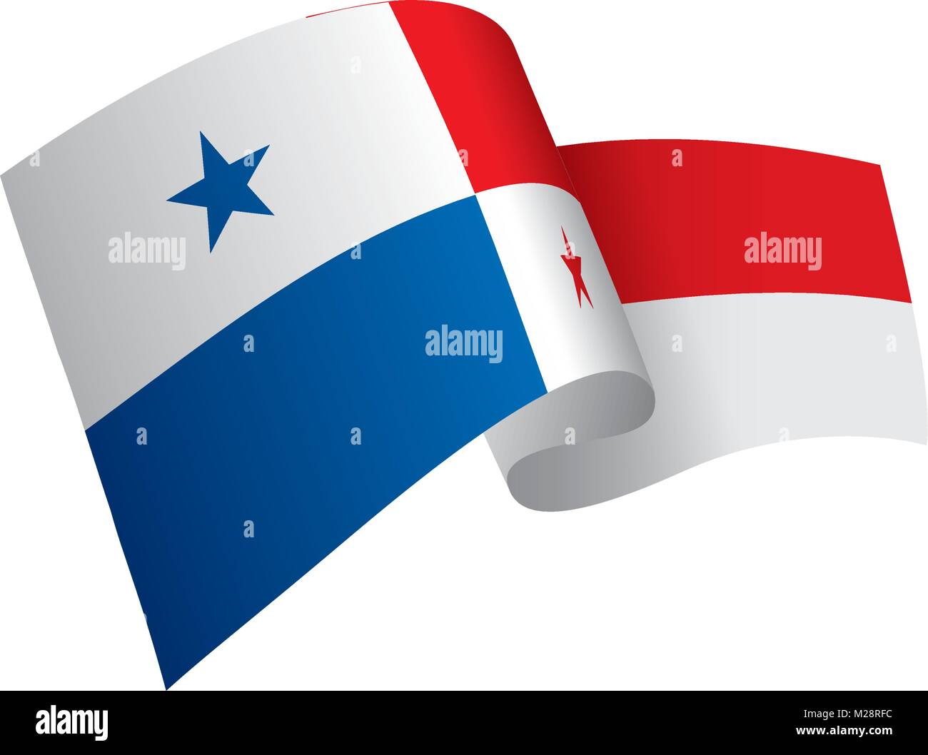 Panama flag, vector illustration Stock Vector Image & Art - Alamy