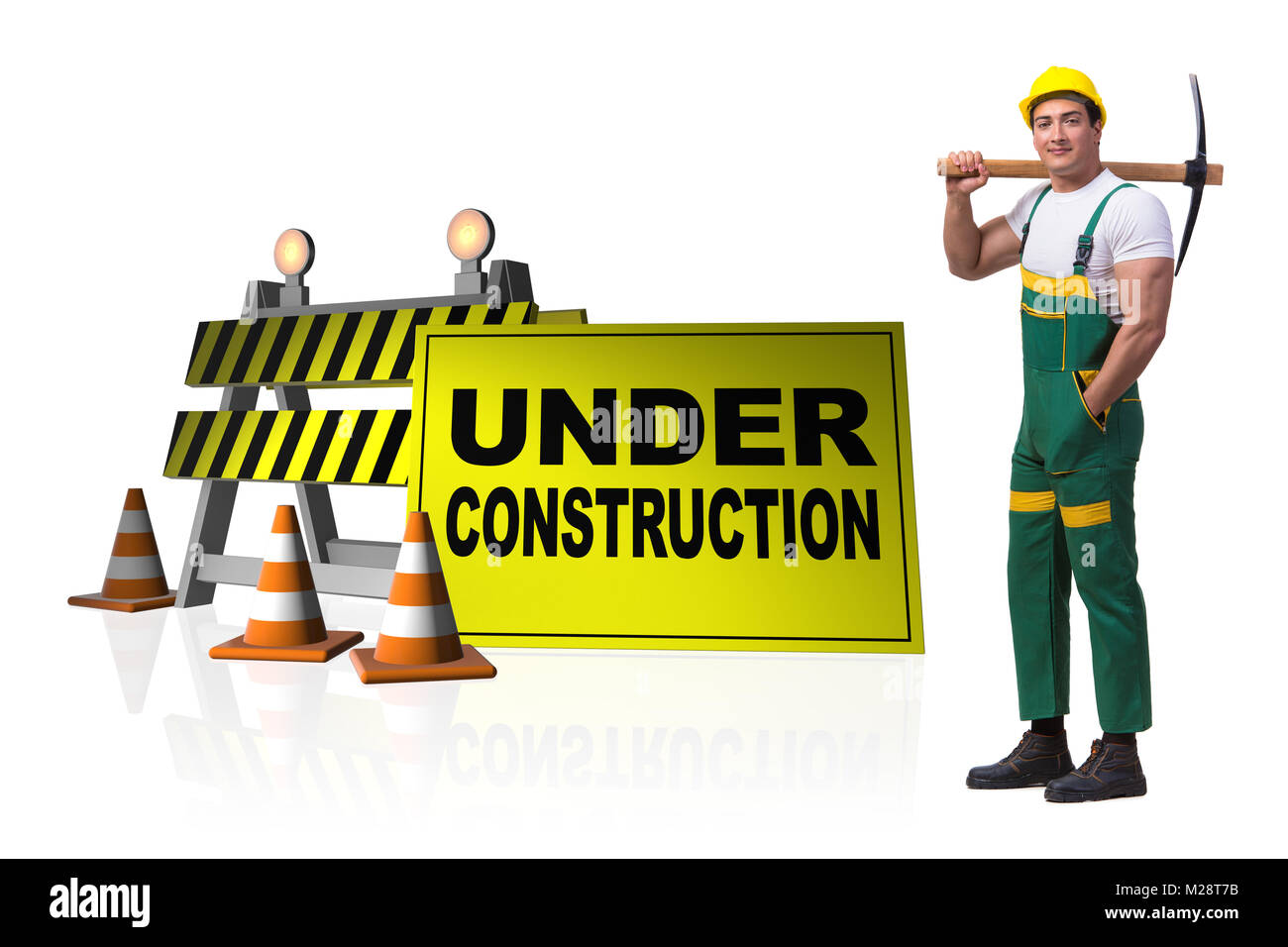 Concept of under construction for your webpage Stock Photo - Alamy