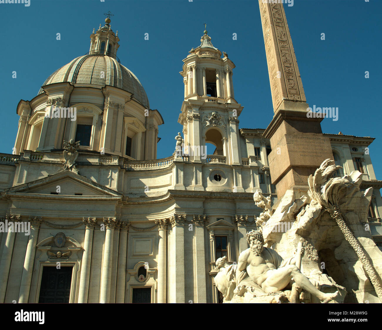 Piazza Navona, Rome, triumph of the Baroque Stock Photo - Alamy