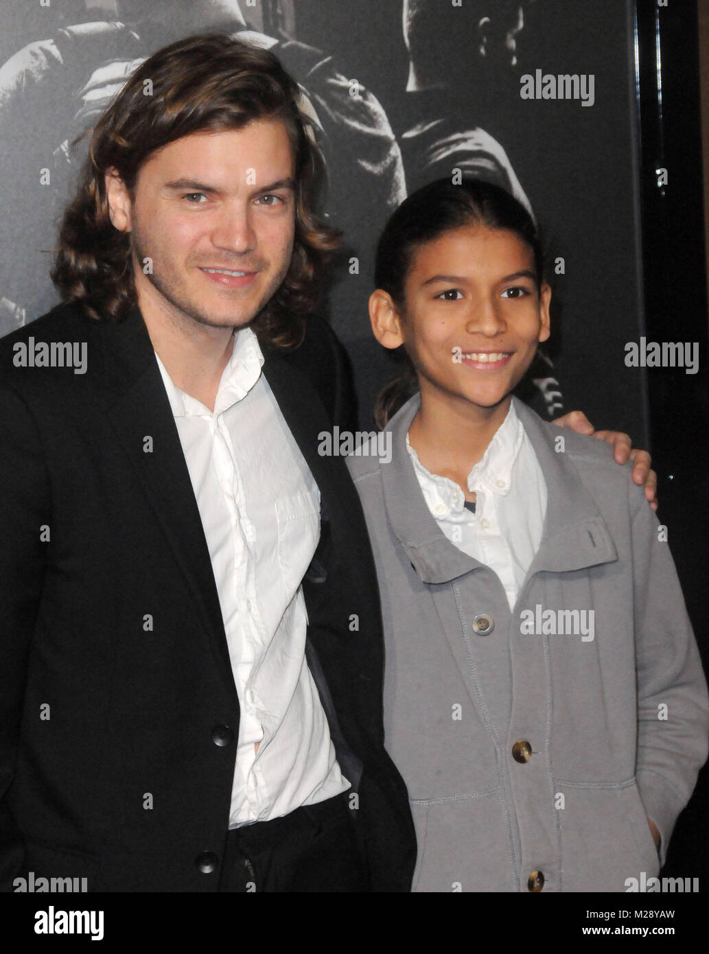 Burbank, California, USA. 5th February, 2018. (L-R) Actor Emile Hirsch ...