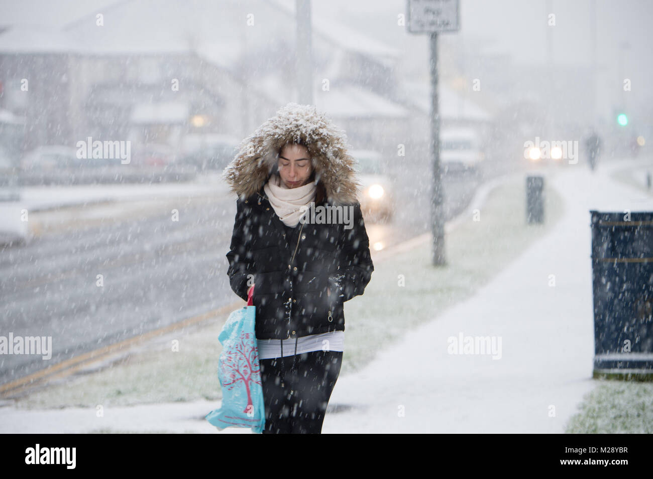 Aberystwyth, Ceredigion Wales, Tuesday 06 FebJanuary 2018 UK Weather ...