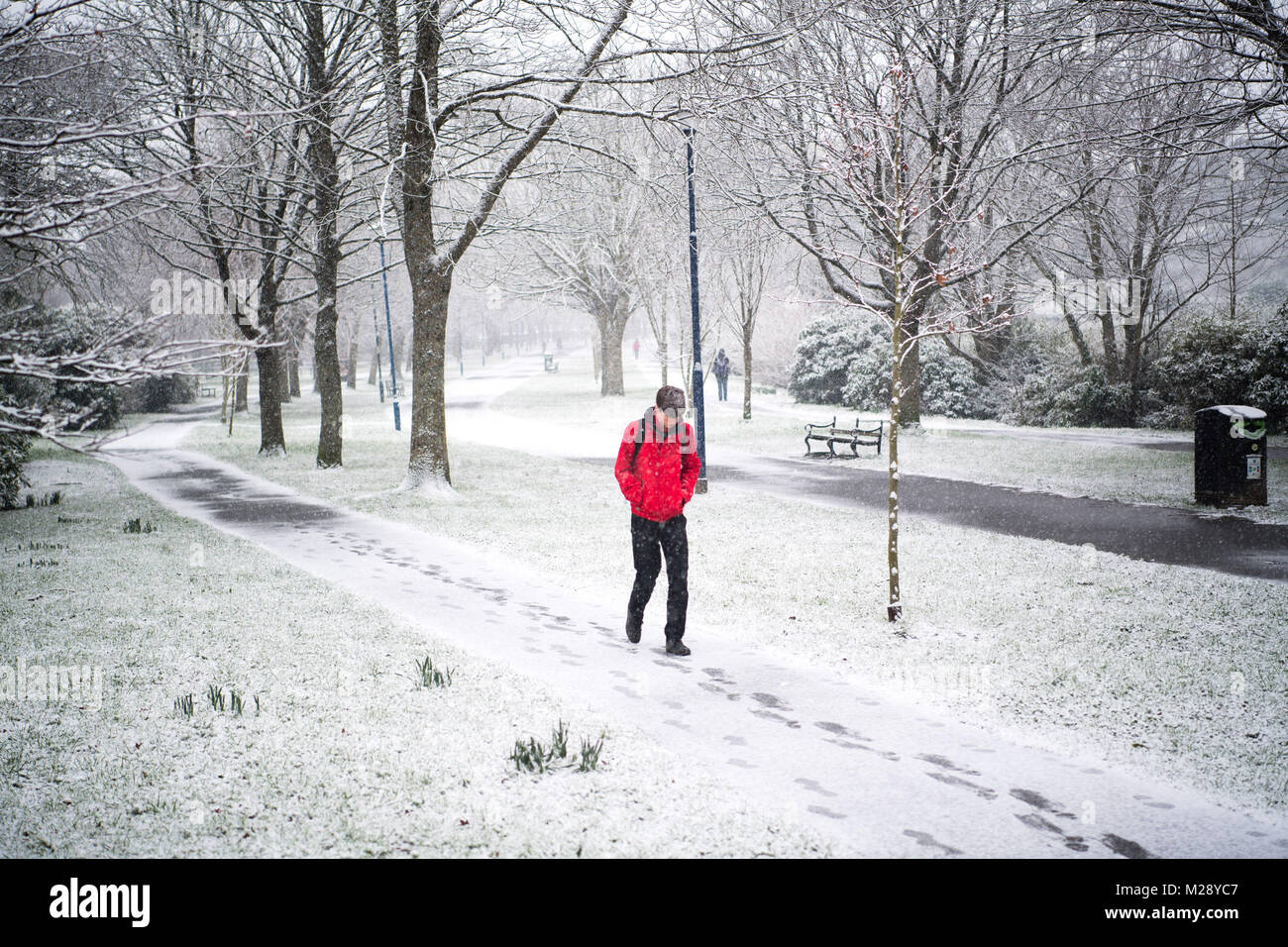 Aberystwyth, Ceredigion Wales, Tuesday 06 FebJanuary 2018 UK Weather ...