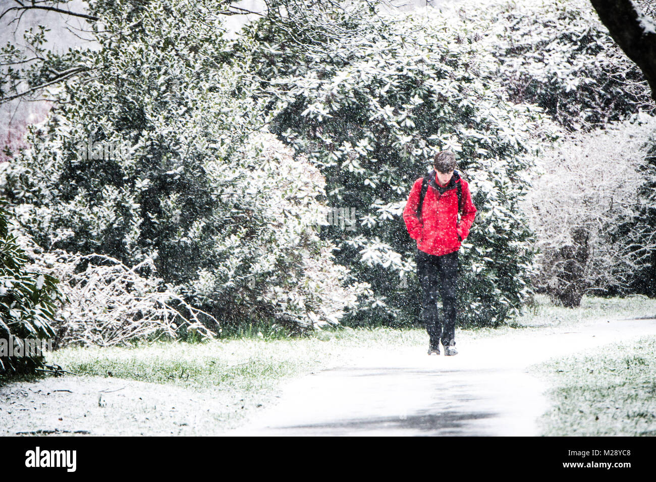 Aberystwyth, Ceredigion Wales, Tuesday 06 FebJanuary 2018 UK Weather ...