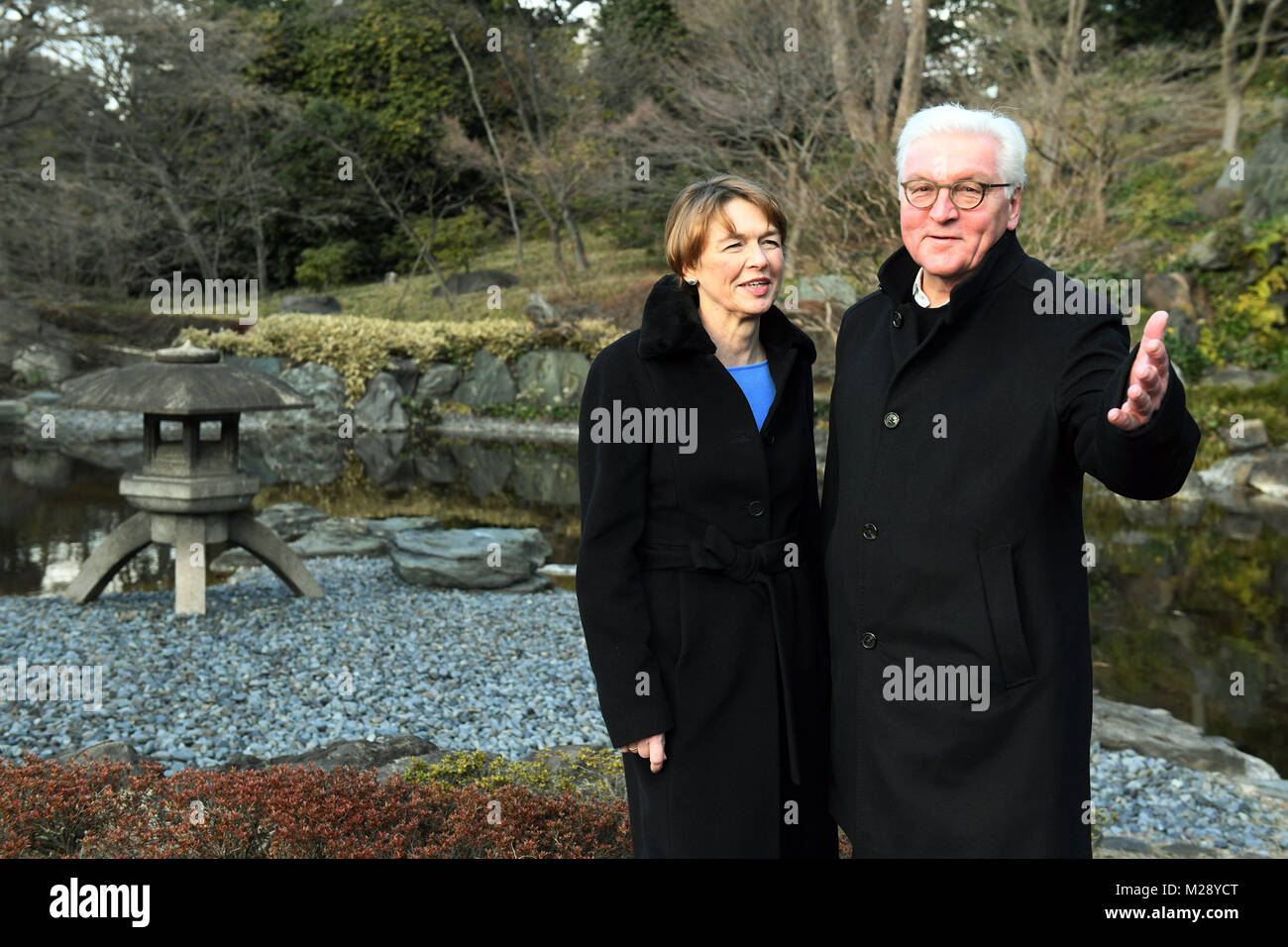 Tokyo, Japan. 06th Feb, 2018. German President Frank-Walter Steinmeier ...