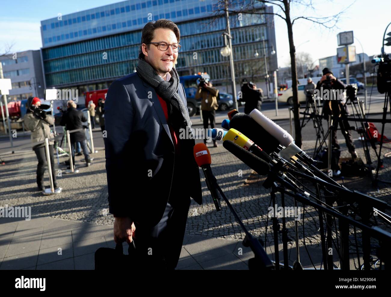Berlin, Germany. 06th Feb, 2018. Secretary General of the Christian ...
