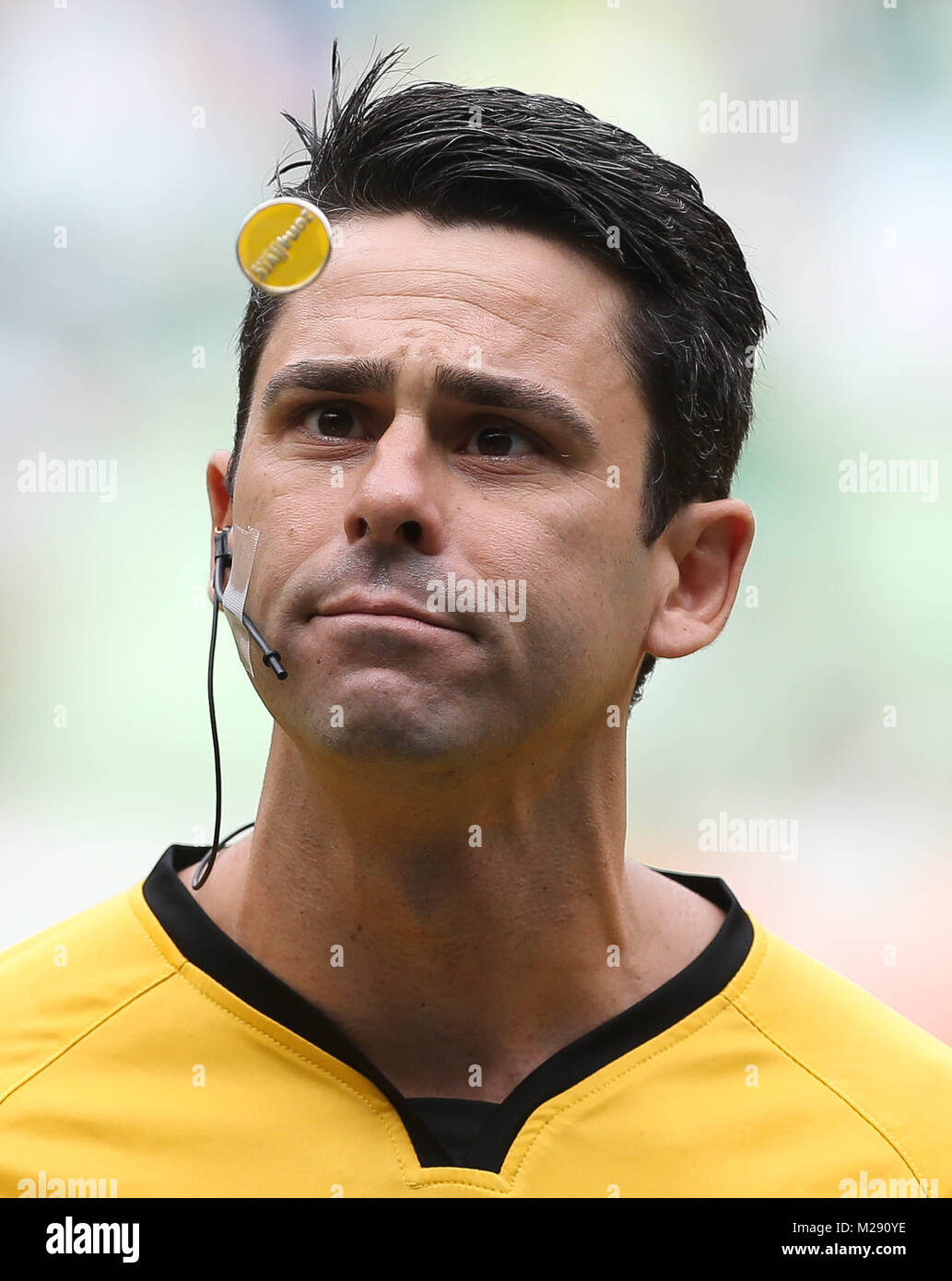 SÃO PAULO, SP - 04.02.2018: PALMEIRAS X SANTOS - The referee Flávio ...